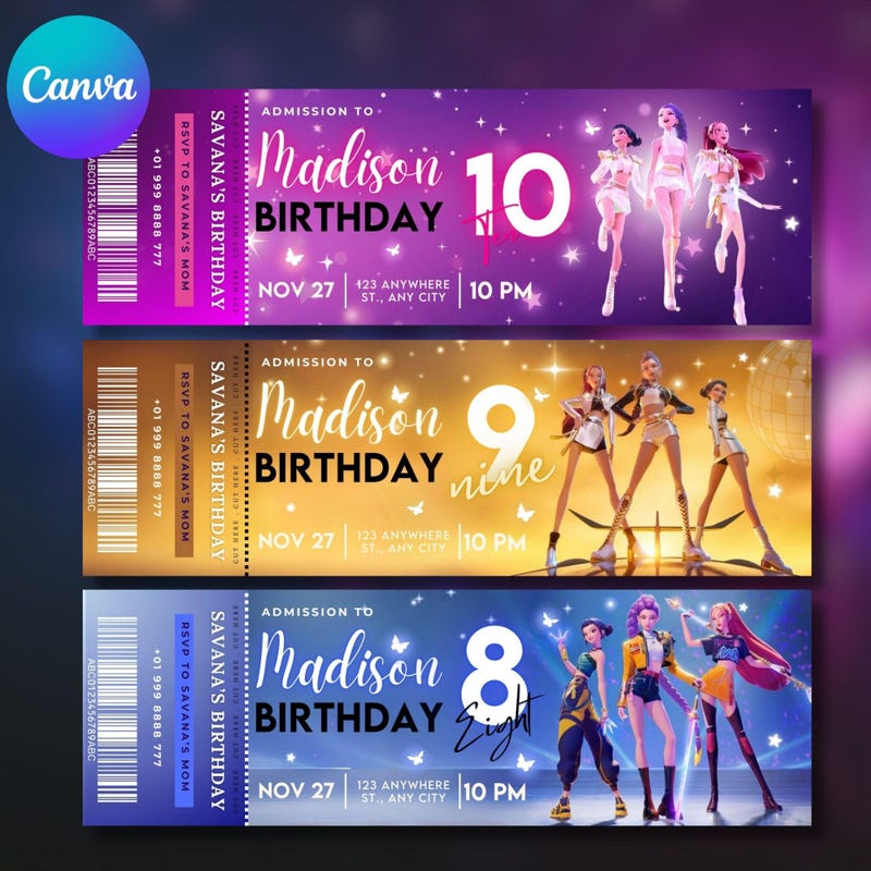 Kpop Concert Birthday - Etsy