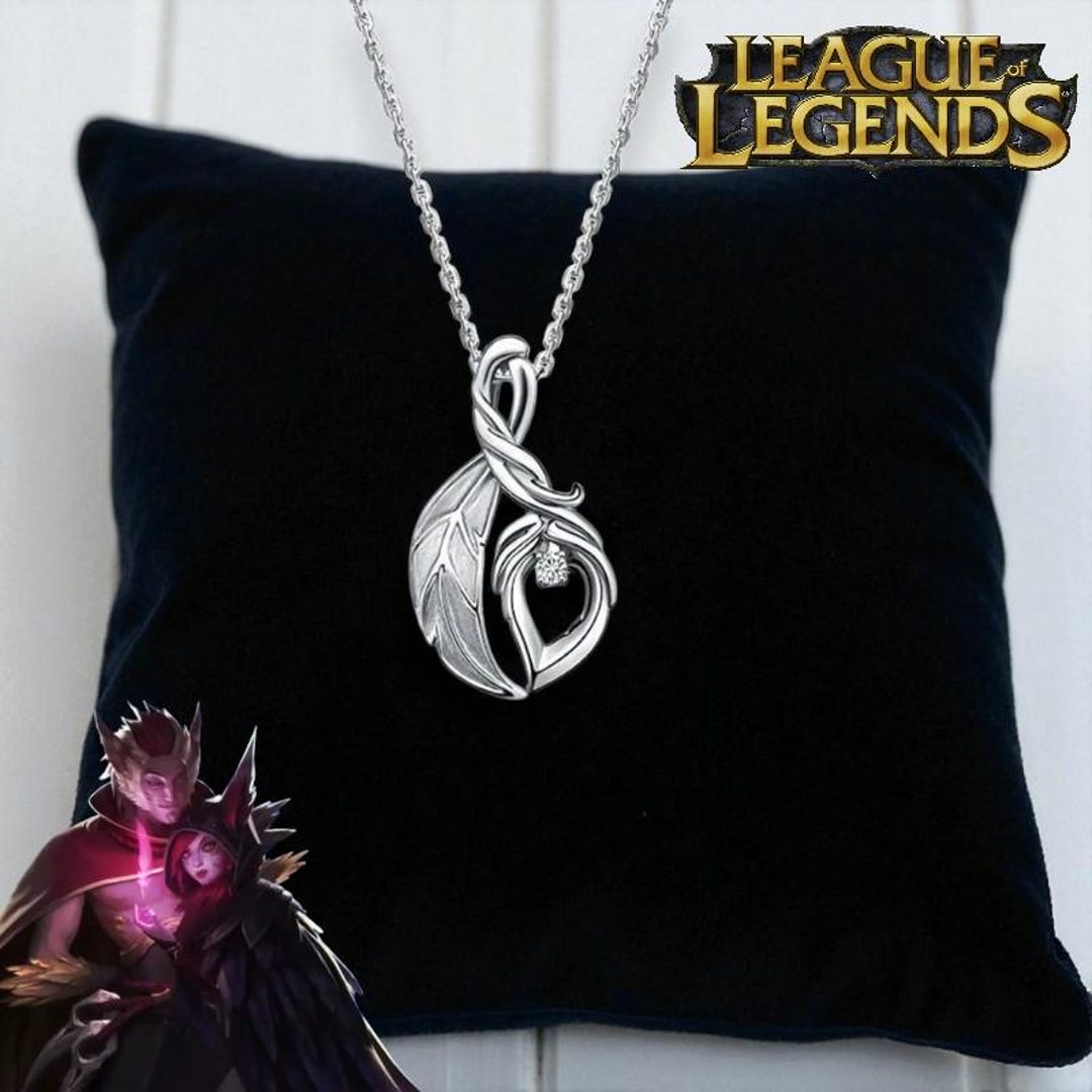 Xayah Rakan Necklace | Cosplay Couple Jewelry, Gamer Gift - Etsy