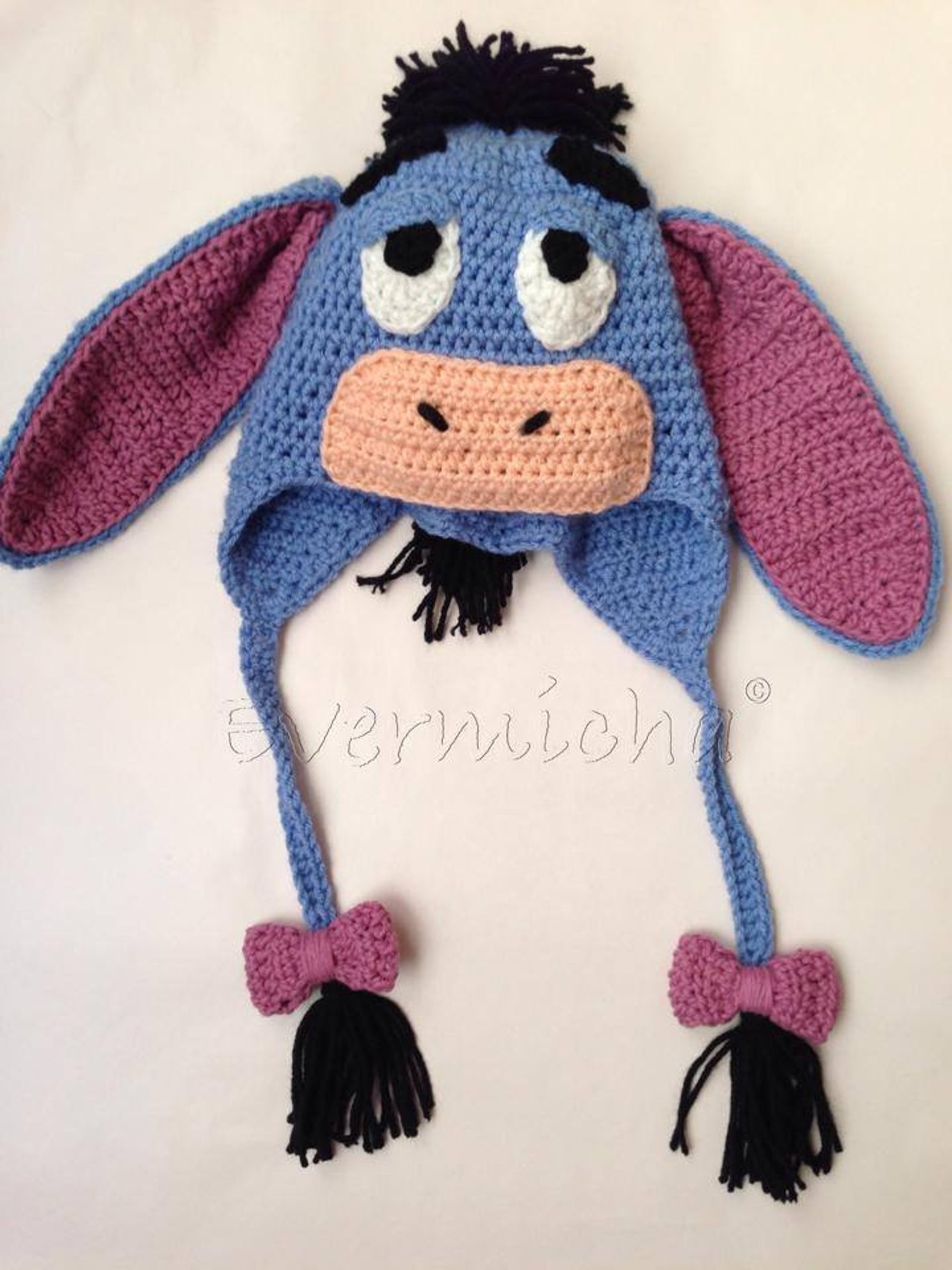 Blue Donkey Crochet Hat Pattern pattern Only - Etsy