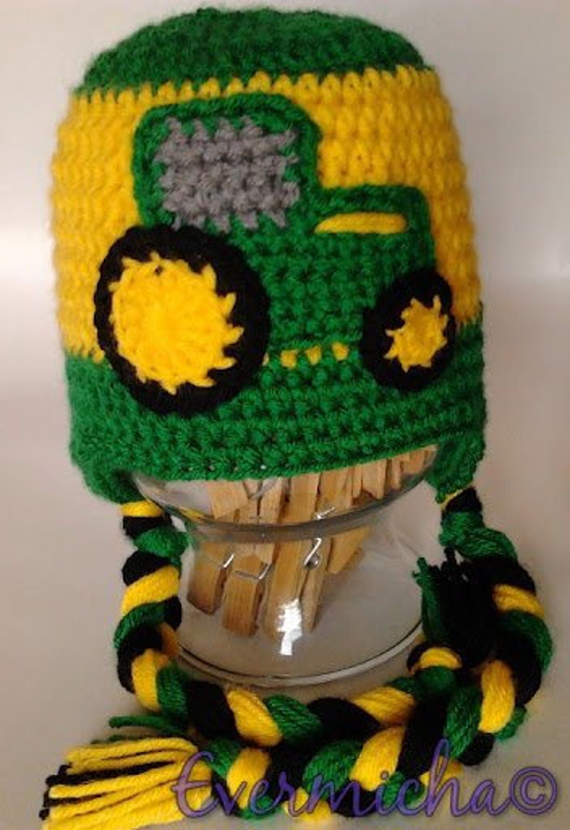 Farmer's Favorite Tractor Hat *pattern* - Etsy