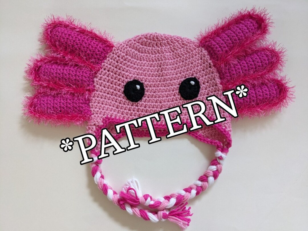 Axolotl Earflap Hat *pattern* - Etsy