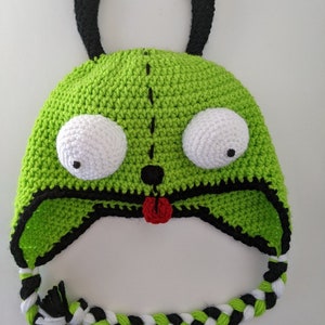 Green Alien Crochet Hat *pattern* Gir - Etsy