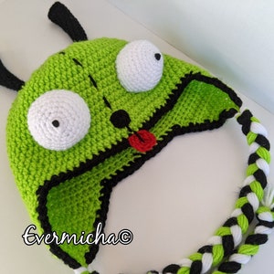 Green Alien Crochet Hat *pattern* Gir - Etsy