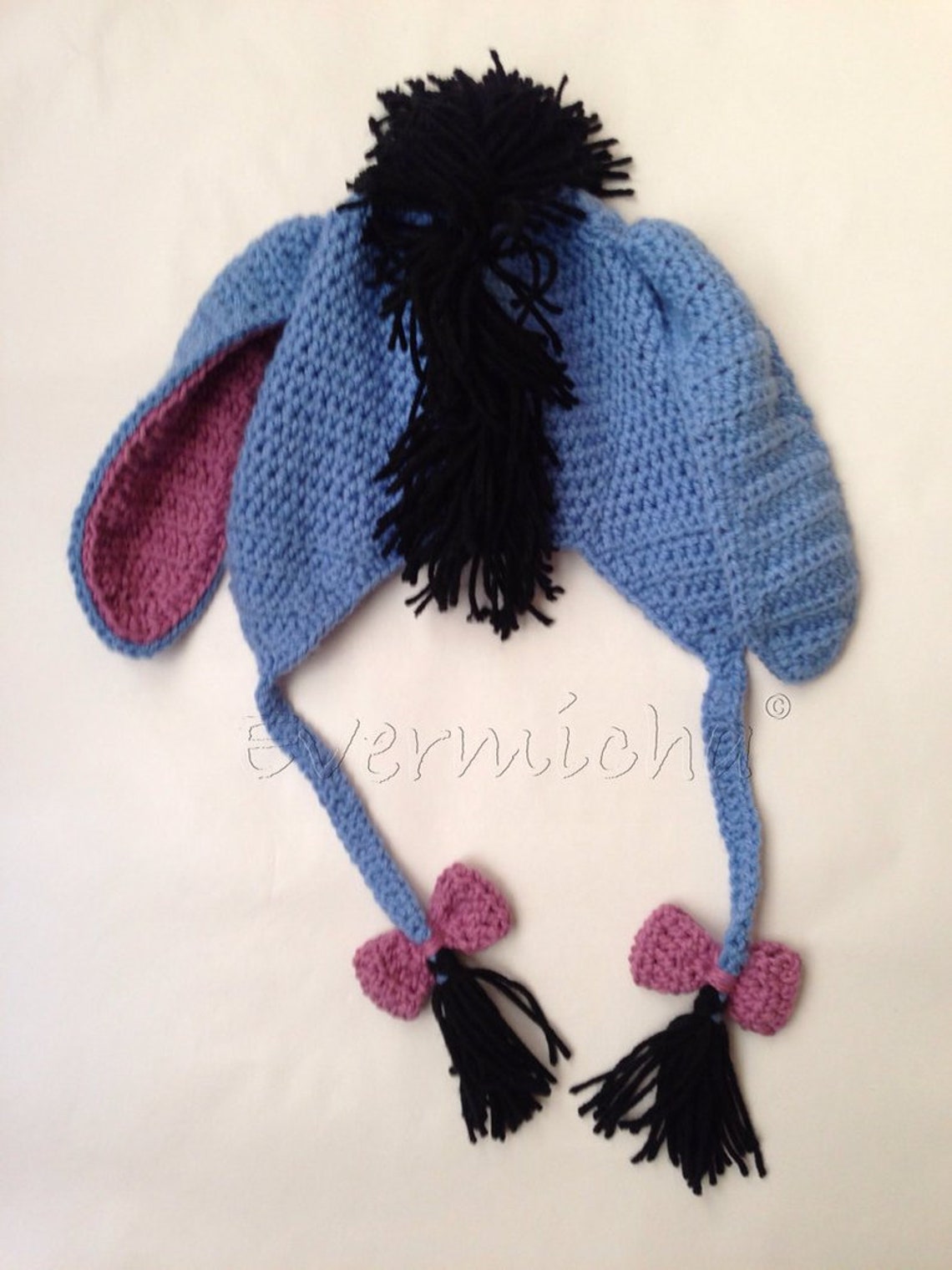 Blue Donkey Crochet Hat Pattern pattern Only - Etsy