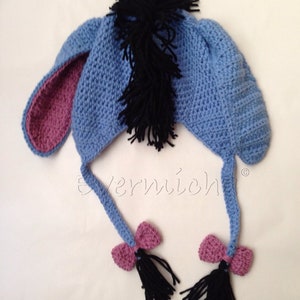Blue Donkey Crochet Hat Pattern *pattern Only* - Etsy