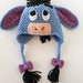 Blue Donkey Crochet Hat Pattern *pattern Only* - Etsy