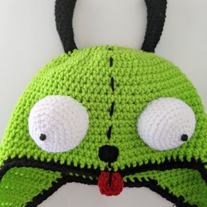 Green Alien Crochet Hat *pattern* Gir - Etsy