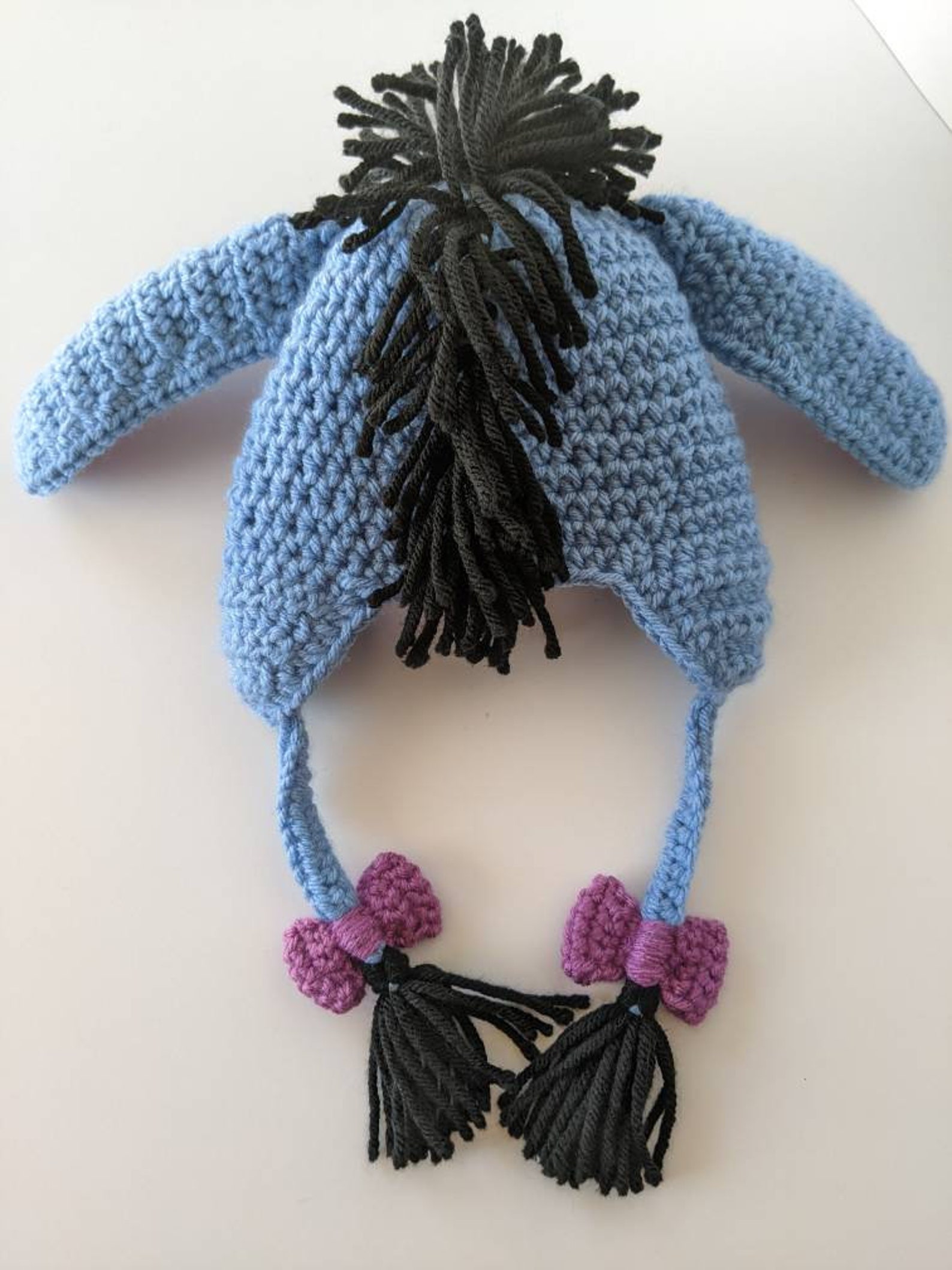 Blue Donkey Crochet Hat Pattern pattern Only - Etsy