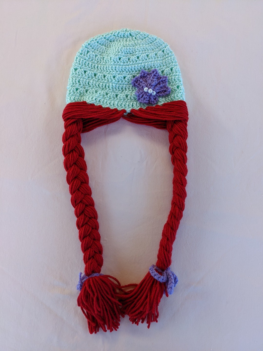 Ariel Mermaid Rapunzel Hat ready to Ship - Etsy