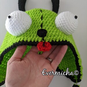 Green Alien Crochet Hat *pattern* Gir - Etsy