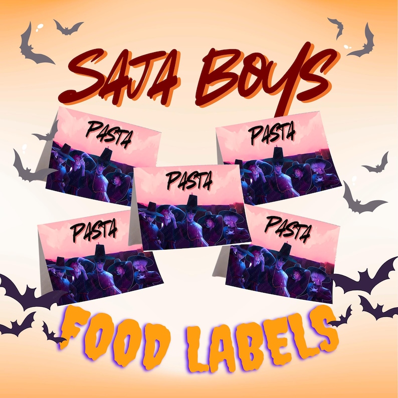 Kpop Demon Hunters, Saja Boys Food Labels, Kpop Food Labels, Saja Boys ...