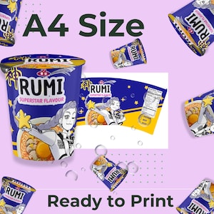 Kpop Demon Hunters, Cup Noodle Labels Ramyeon, Rumi Mira Zoey, Cosplay ...