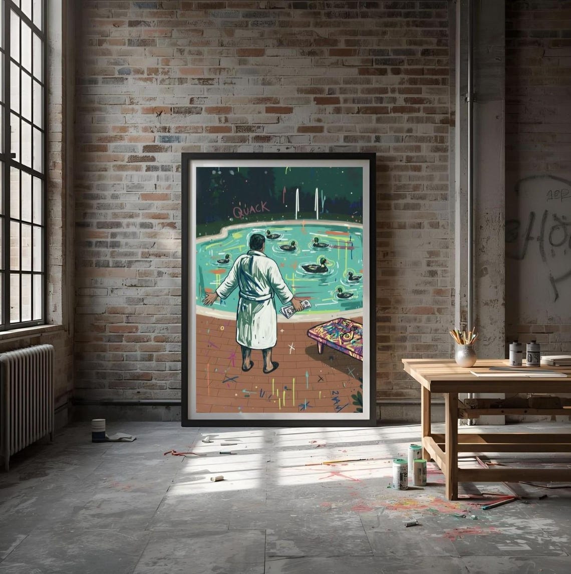 Tony Soprano Ducks Art Print – Iconic TV Scene (digital Download) - Etsy