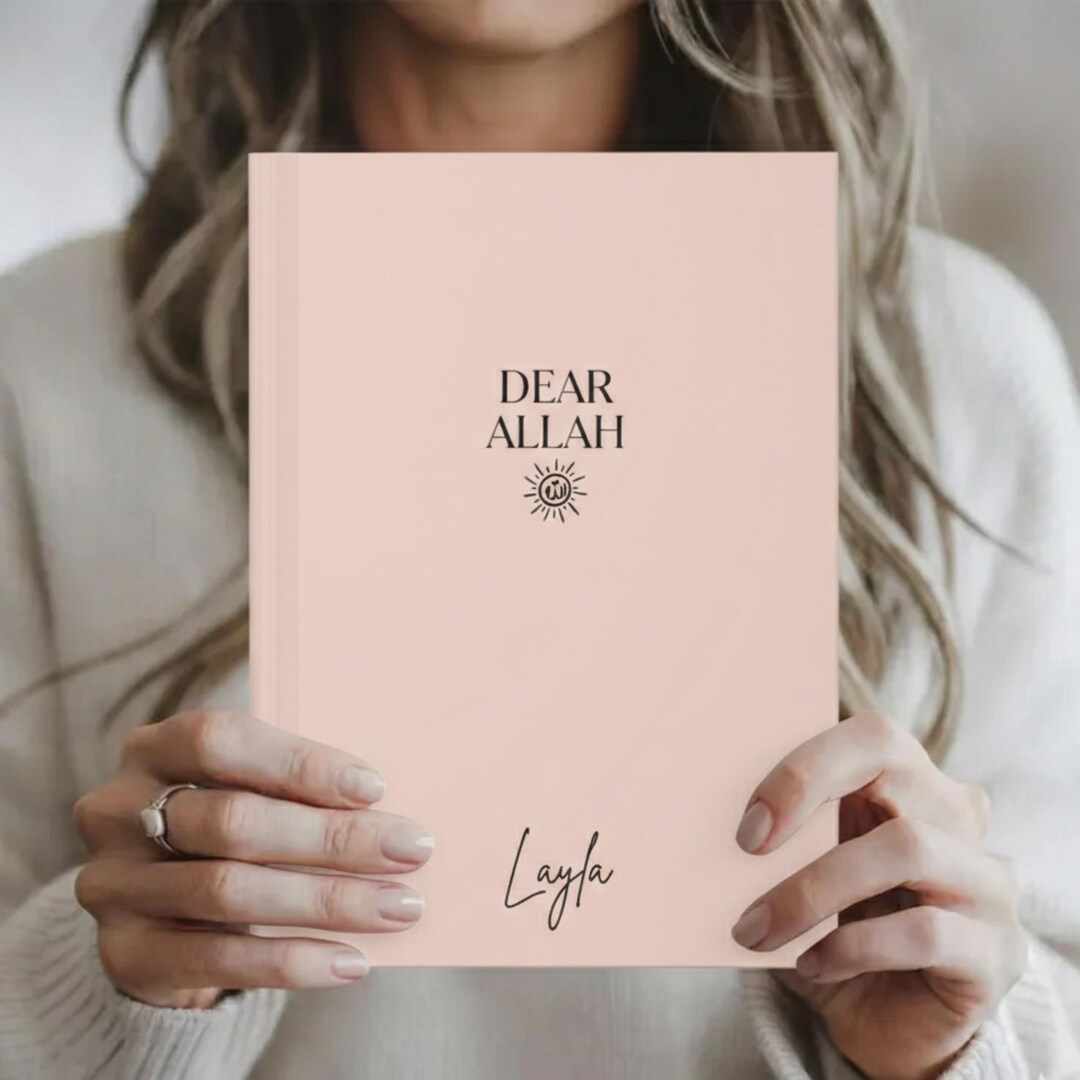 Dear Allah Journal Hardcover | Islamic Prayer Notebook, Personalized ...