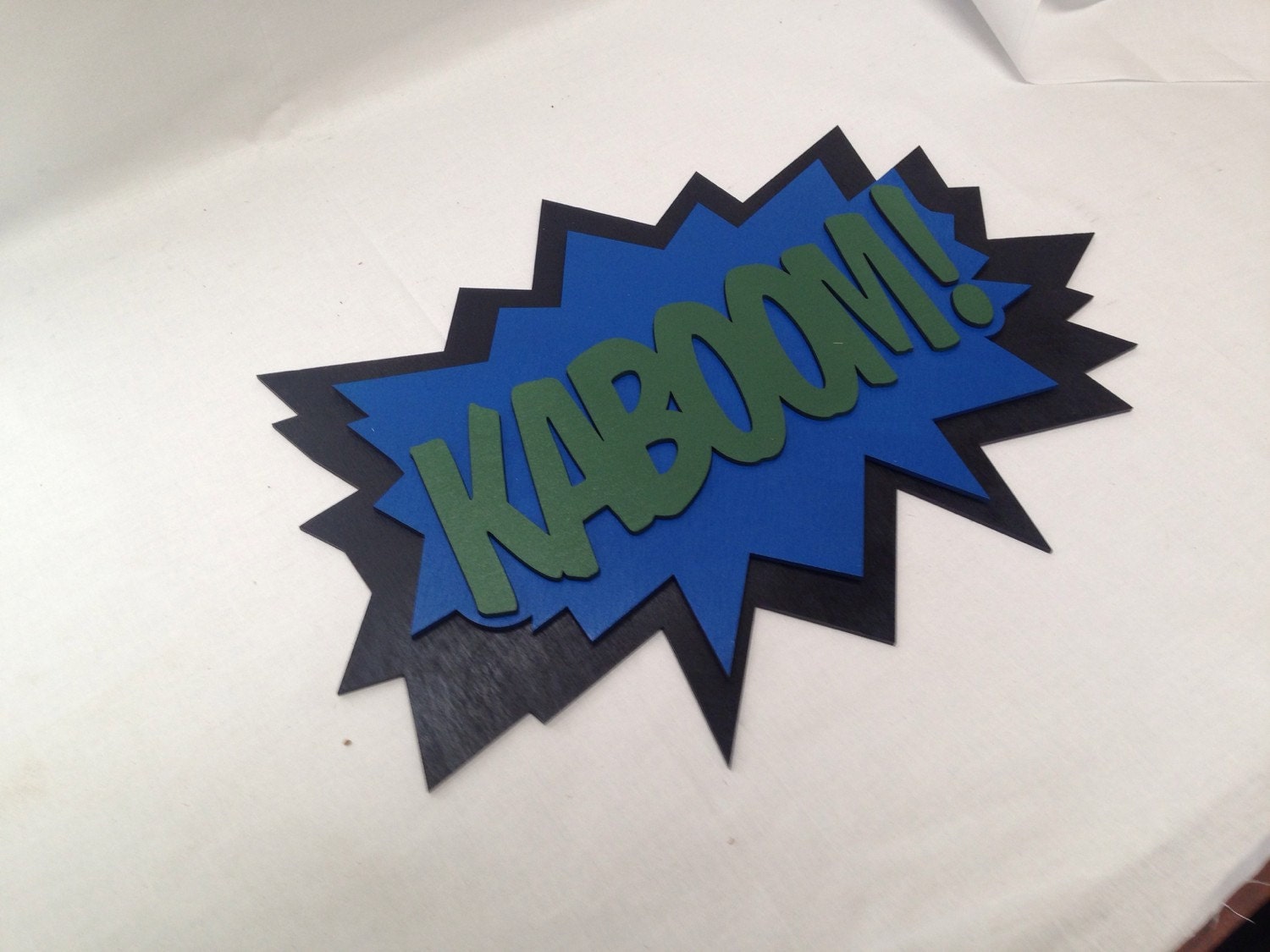 LARGE Comic Book KABOOM! Quote Wall Art/plaque - Etsy