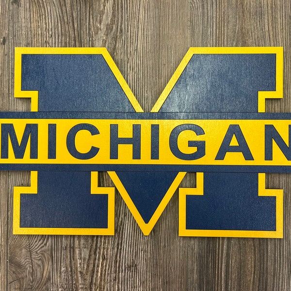 Michigan Logo - Etsy