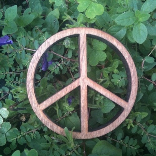 Fork Art Silverware Peace Sign Sculpture - Etsy