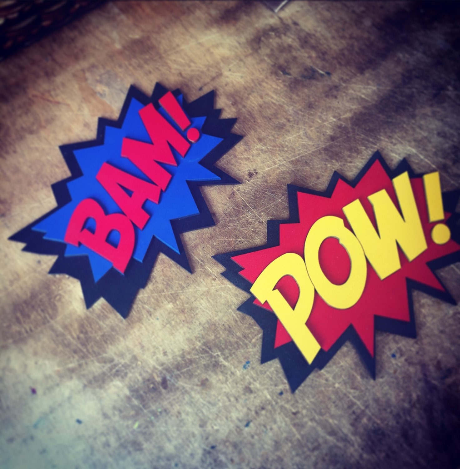 Comic Book POW Quote Wall Art/plaque - Etsy
