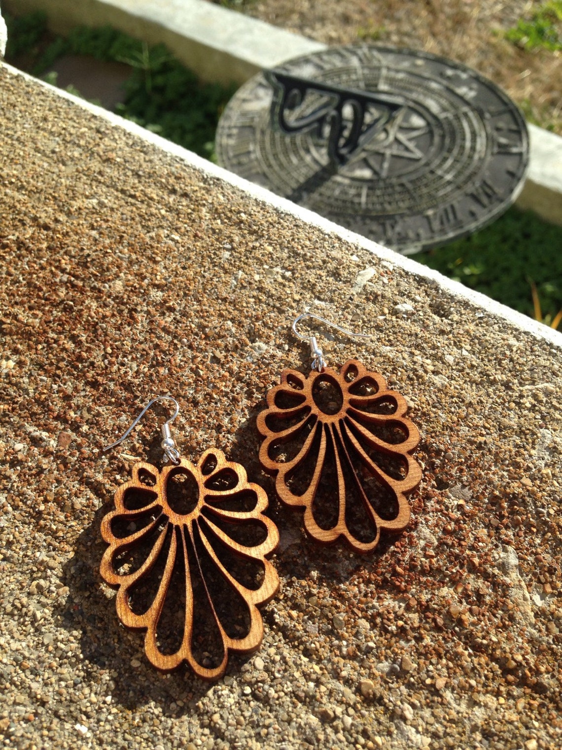 Abstract Flower Earrings - Etsy