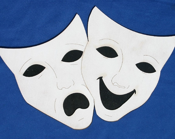 Drama Mask - Wall Art - Etsy