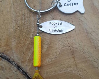 Spinner Fishing Lure Key Chain Personalized Customized I will | Etsy