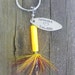 Spinner Fishing Lure Key Chain Personalized Customized I Will - Etsy