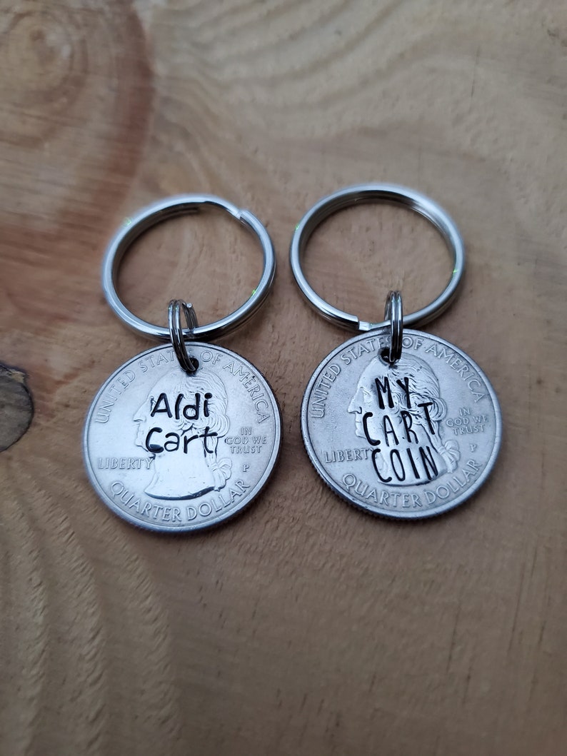 Personalized ALDI Shopping Cart Coin - Etsy