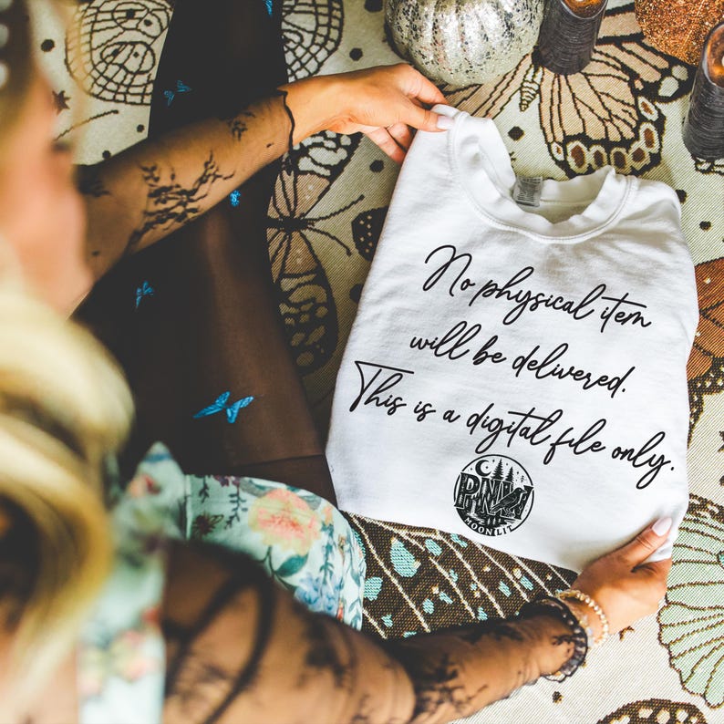 PNW Vibes Sublimation Design | Raven & Moon Witchy Clipart ...