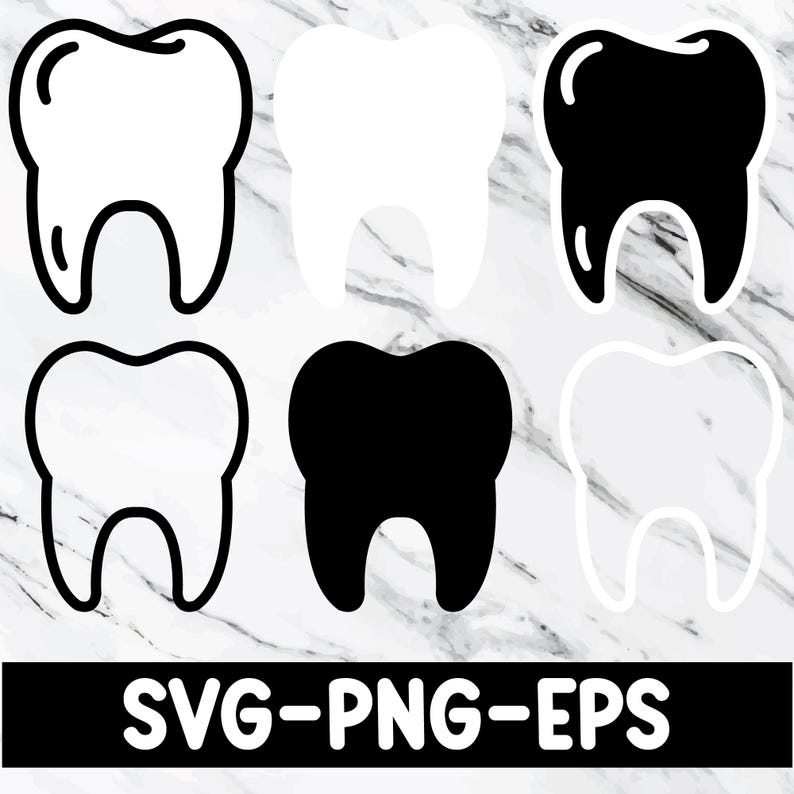 Tooth Svg, Teeth Outline Svg, Dentist PNG, Dental,tooth PNG, Tooth ...