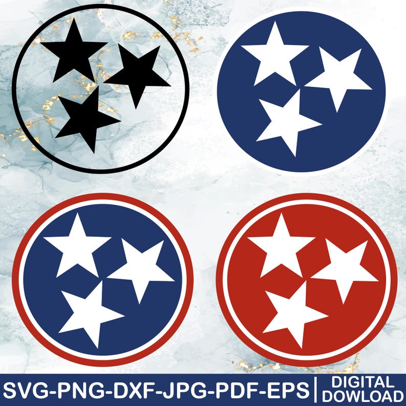 Tennessee Tristar SVG, Tennessee Tristar PNG, Tennessee Clipart ...