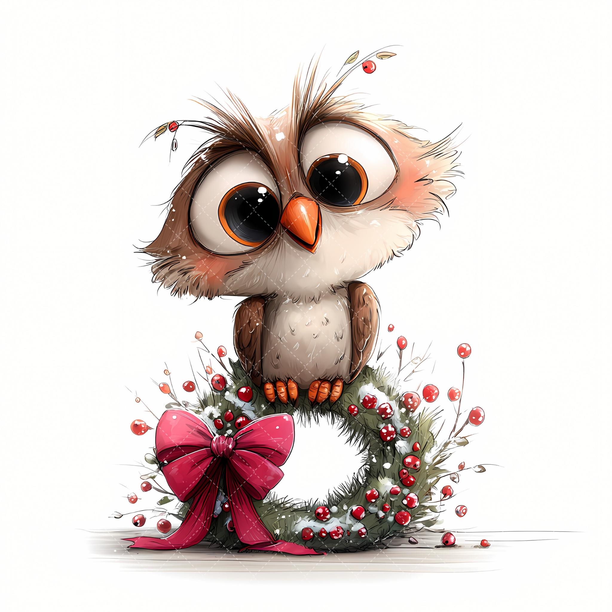 20 Sweet Christmas Animals JPEG Bundle: Winter Woodland Clip Art ...