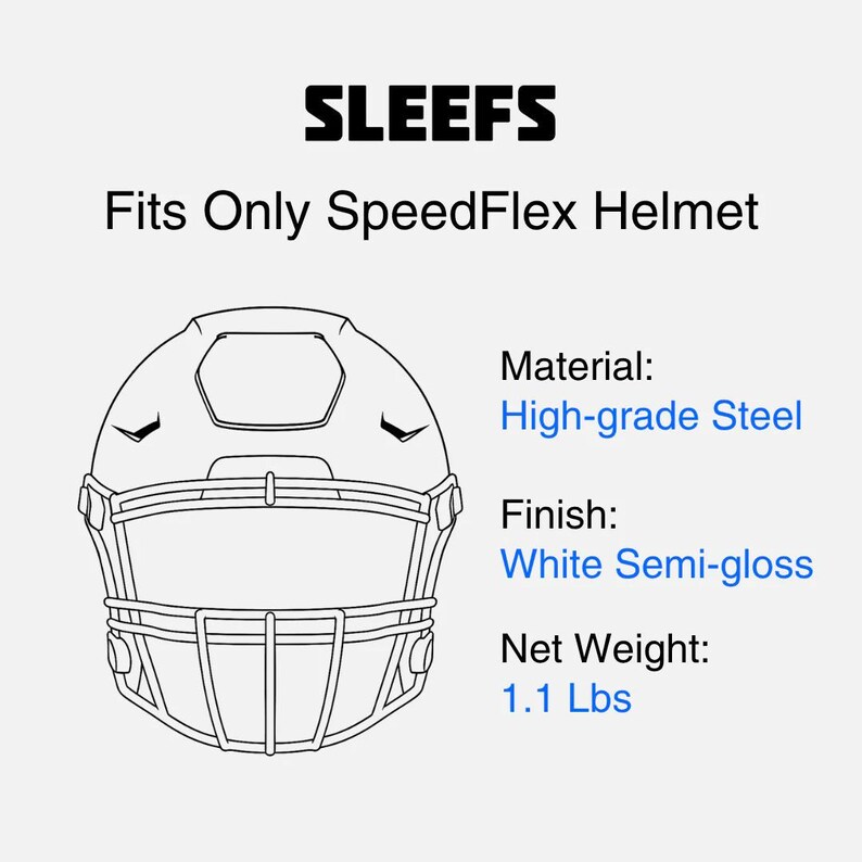God First Football Facemask for Riddell Speedflex - Etsy