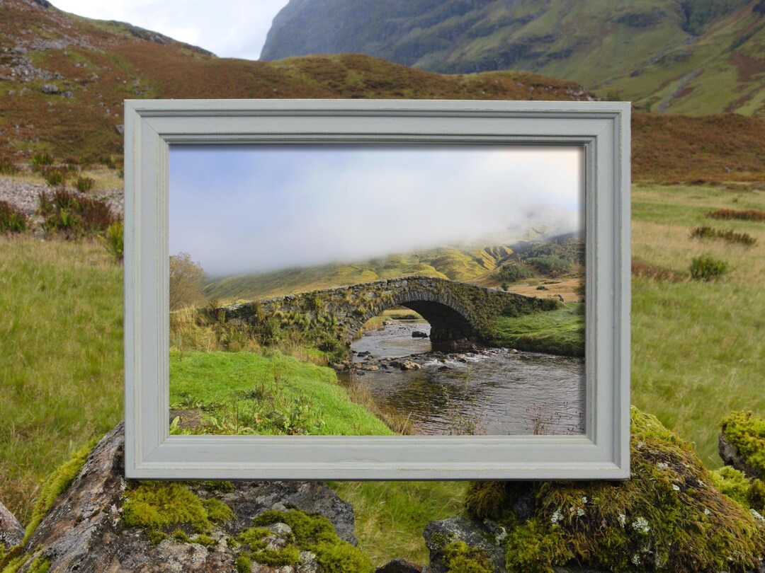 Scottish Highlands Giclée Fine Art Print: Butter Bridge in Mist, Glen ...