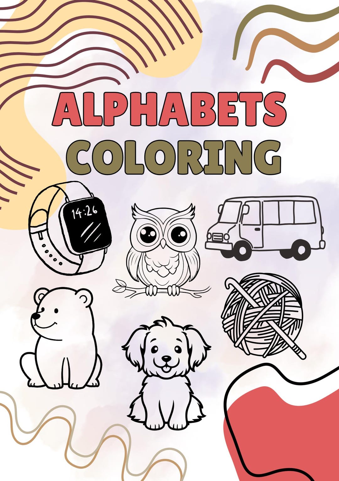 ABC Coloring Fun Pages | Alphabet A–Z Coloring Book | Learn & Color ...