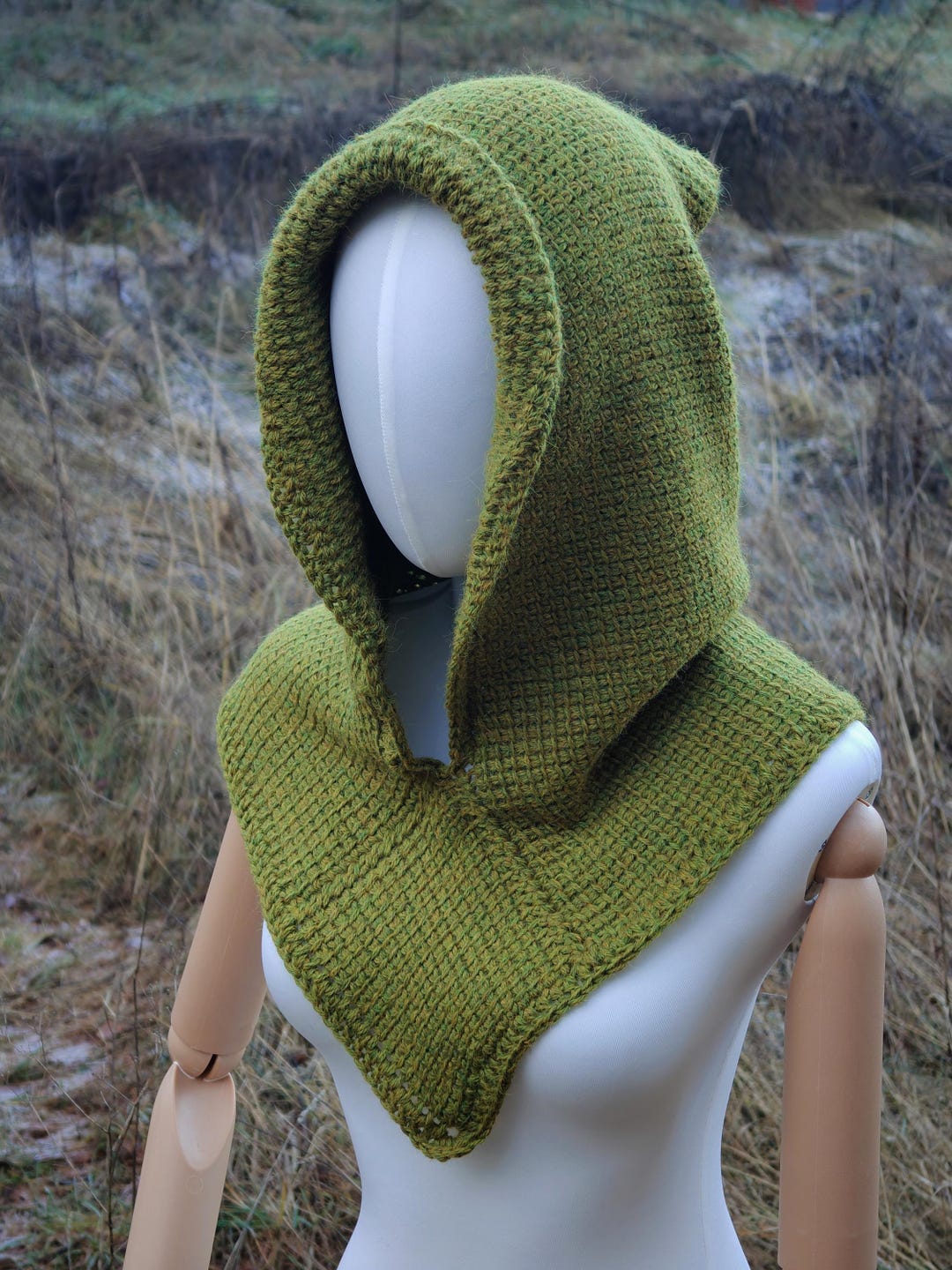 Handmade Alpaca Wool Hood | Medieval | Whimsical Style - Etsy