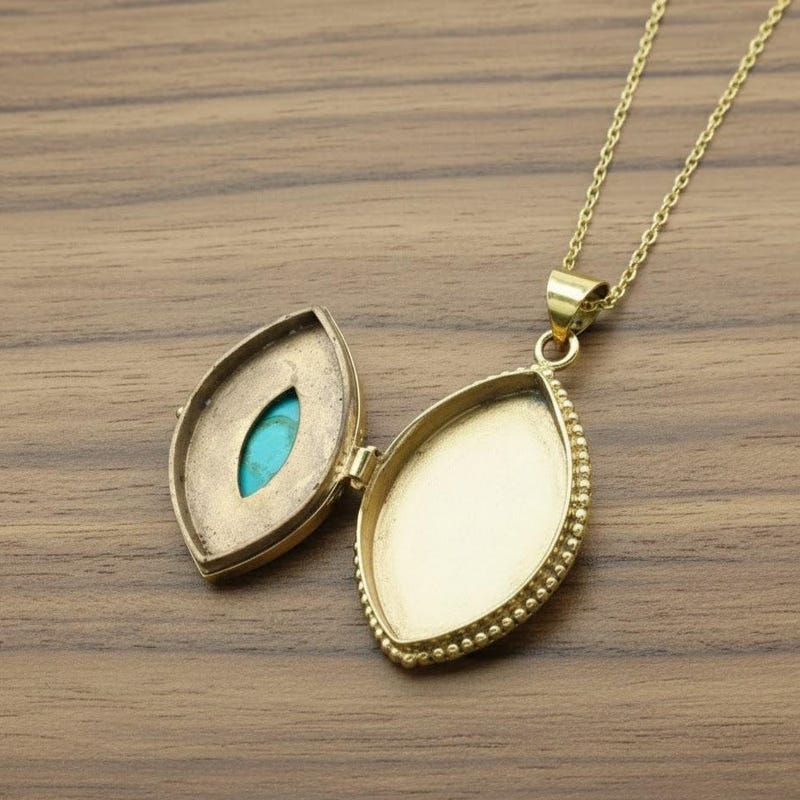 Turquoise Lockets - Etsy