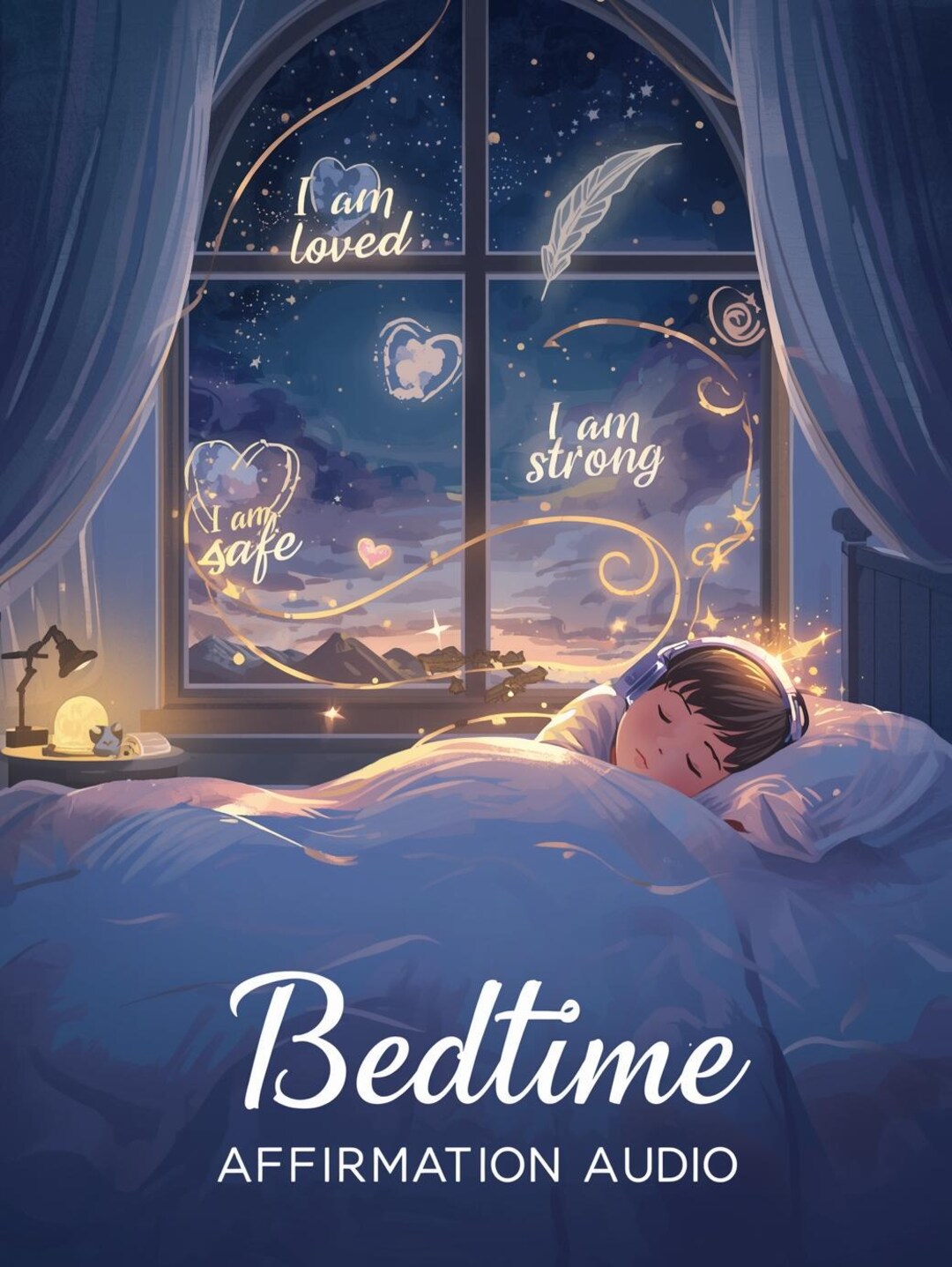 Bedtime Affirmations for Kids | Calm Sleep Audio | Screen-free Night ...