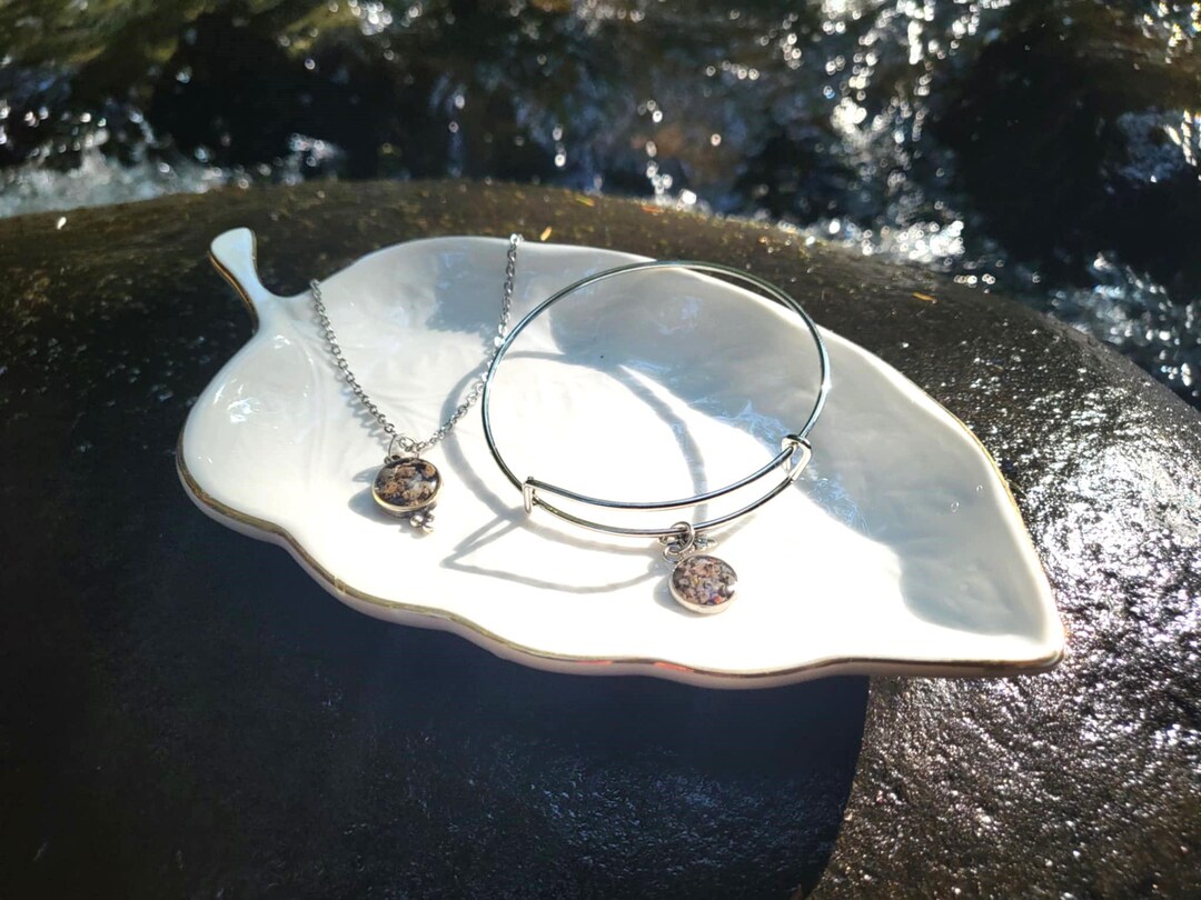 Yooperlite Silver Pendant Necklace or Bangle Bracelet - Etsy