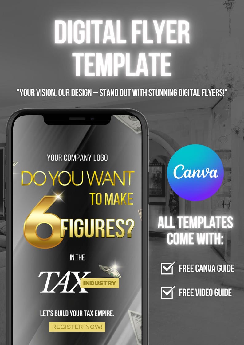 Tax Pro Flyers, Tax Software Flyers, Tax Season Flyers, Instant ...