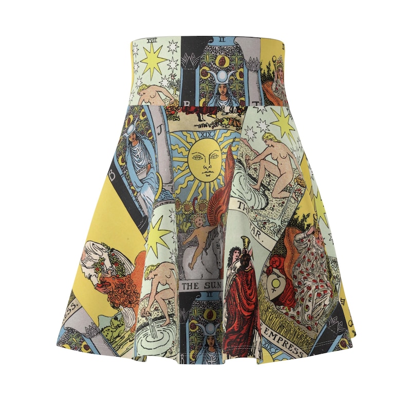 Tarot Skirt / Tarot Card Skirt / Rider Waite Tarot Deck / Tarot Reader ...