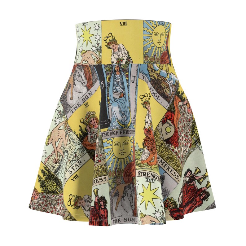 Tarot Skirt / Tarot Card Skirt / Rider Waite Tarot Deck / Tarot Reader ...