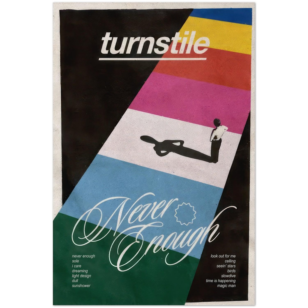 Turnstile Never Enough Album Art Music Poster - Etsy