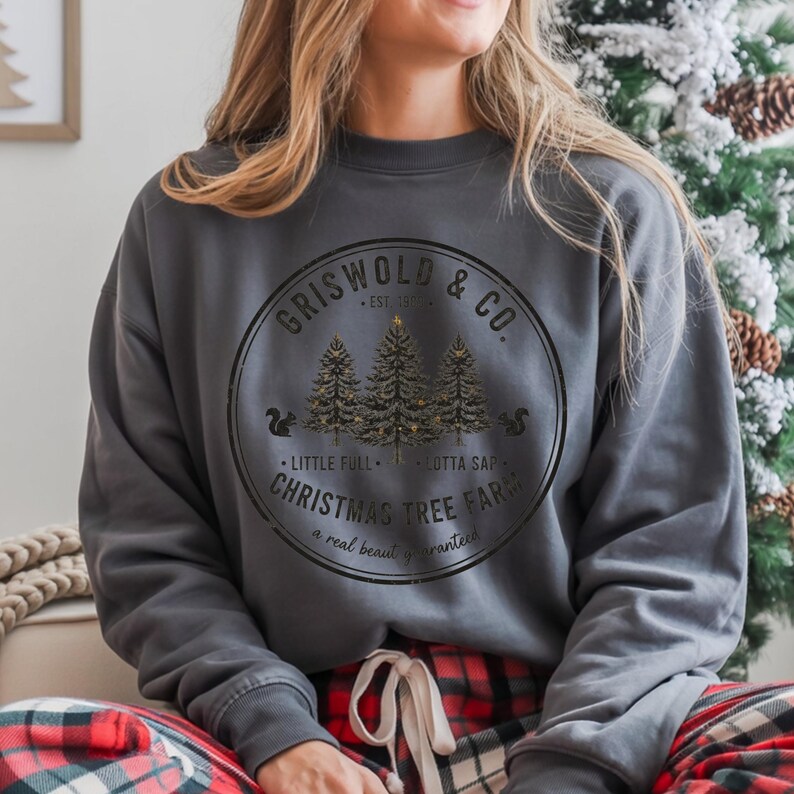 Griswold's Christmas Tree Farm Sweatshirt: Holiday Family Gift - Etsy