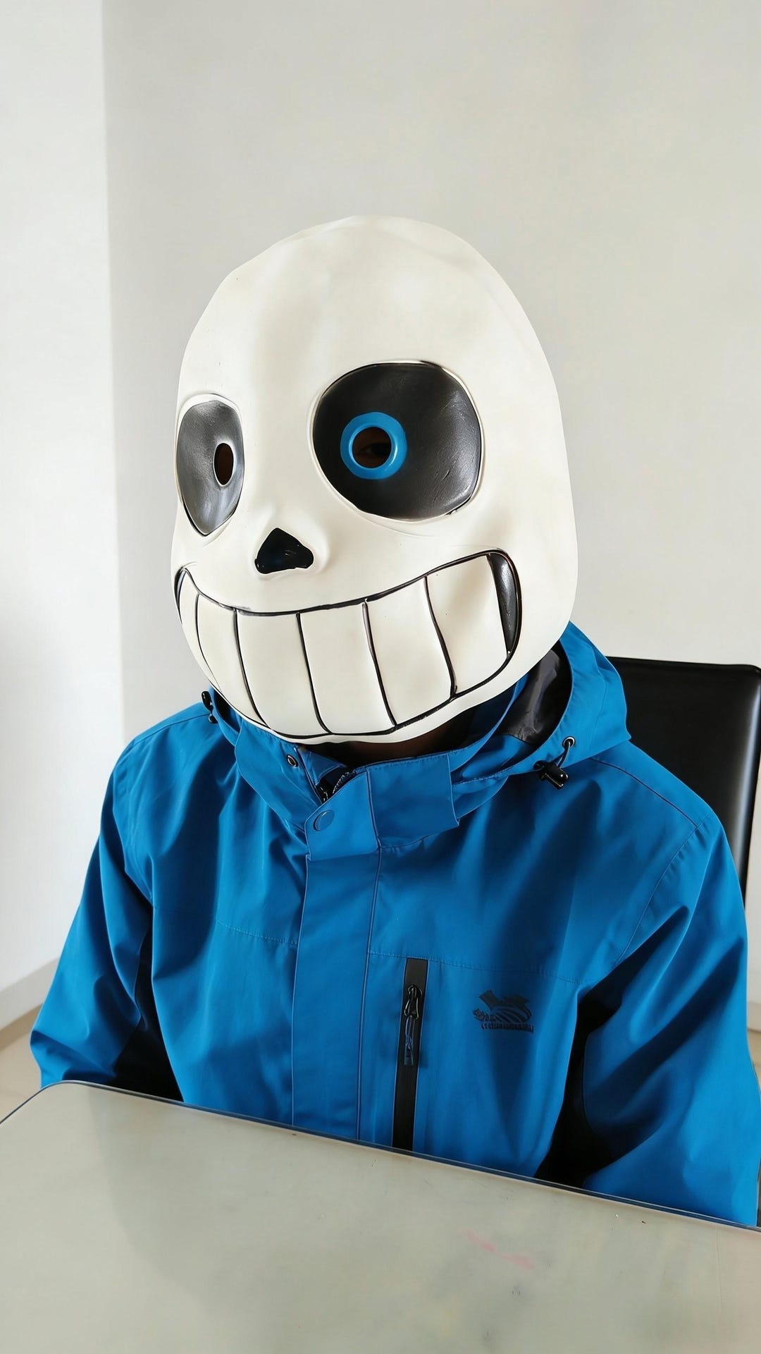Handmade Smiling Skull Mask,cute Creepy Face Mask,cartoon Skeleton Mask ...