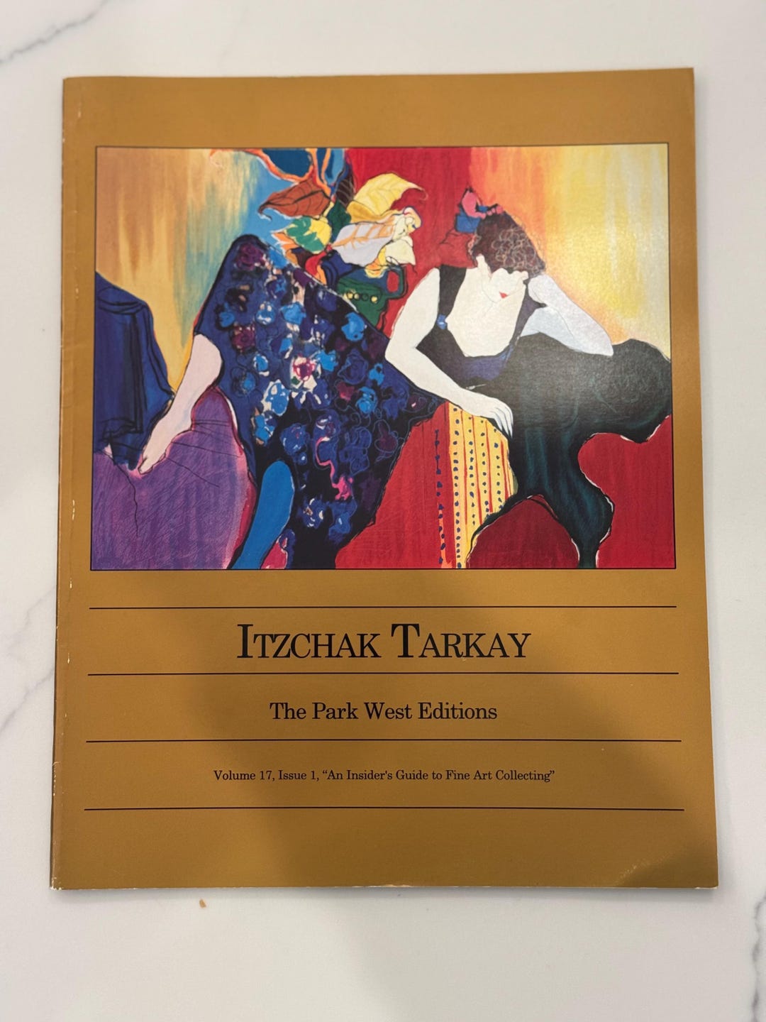 Izchak Tarkay Serigraphs Catalog,the Park West Editions,volume 17, Issue 1 ,1993,female Figure ...