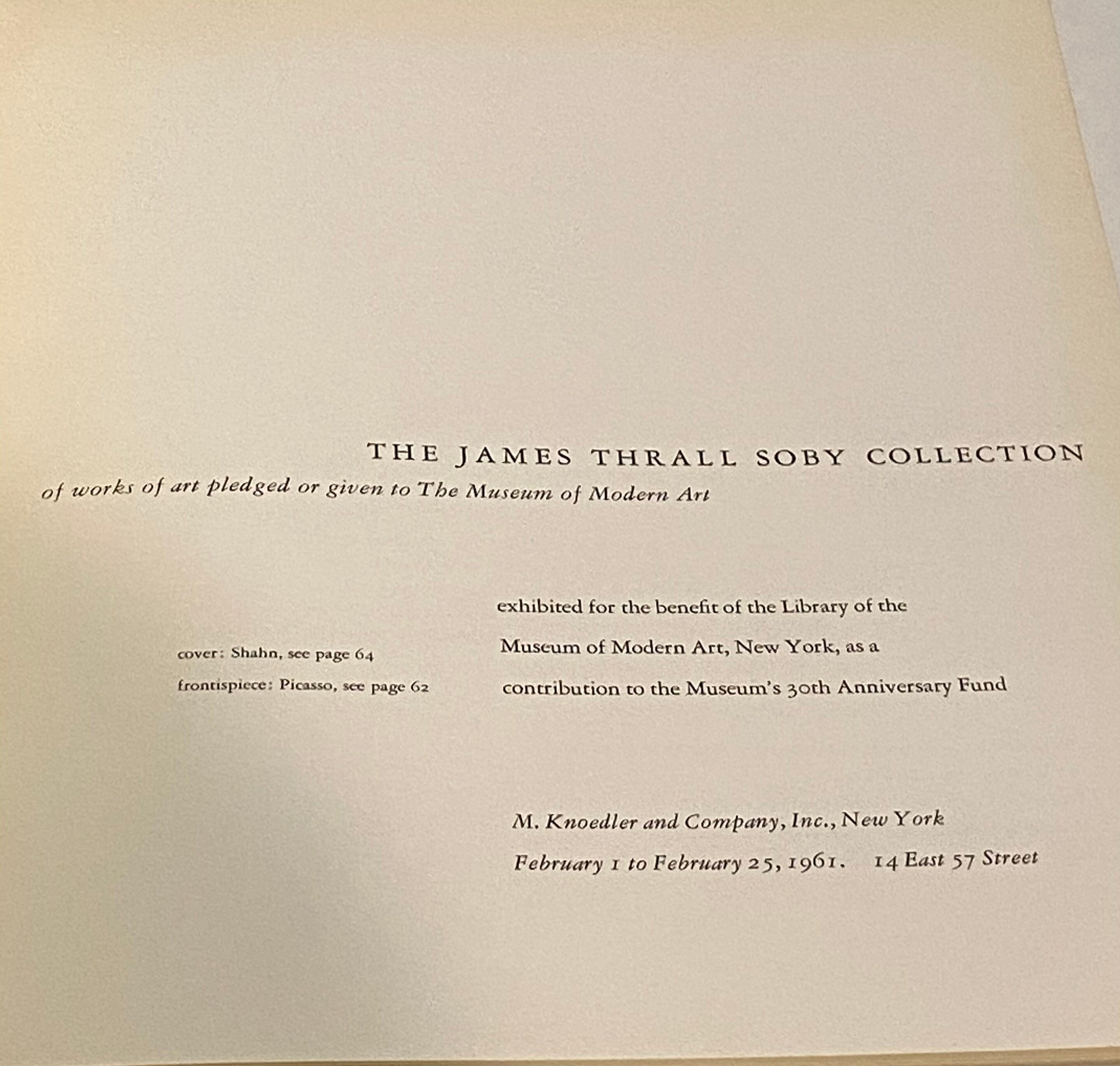 The James Thrall Soby Collection 1961MOMA Museum of Modern - Etsy