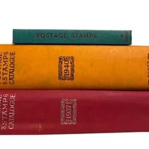Vintage Postage Stamp Books, Postage Catalogs, 1937, 1940, Stamp ...