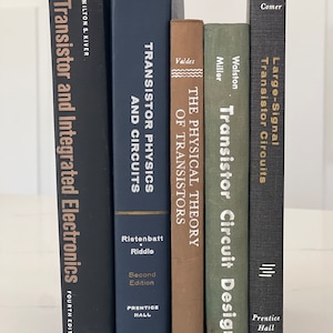 Transistor Circuits,set of 5 Books,1960's-1970's Books,reference Books ...