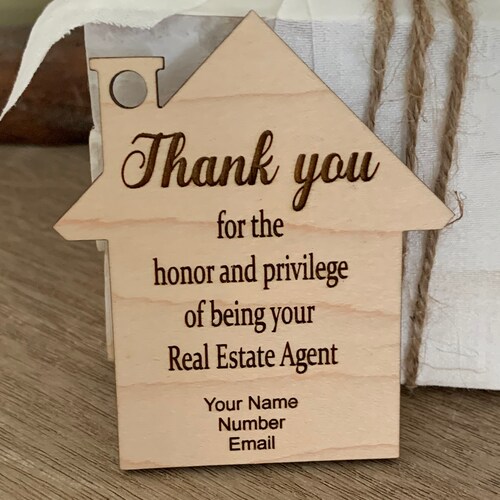 Personalized Real Estate Agent Ornament House Broker - Etsy