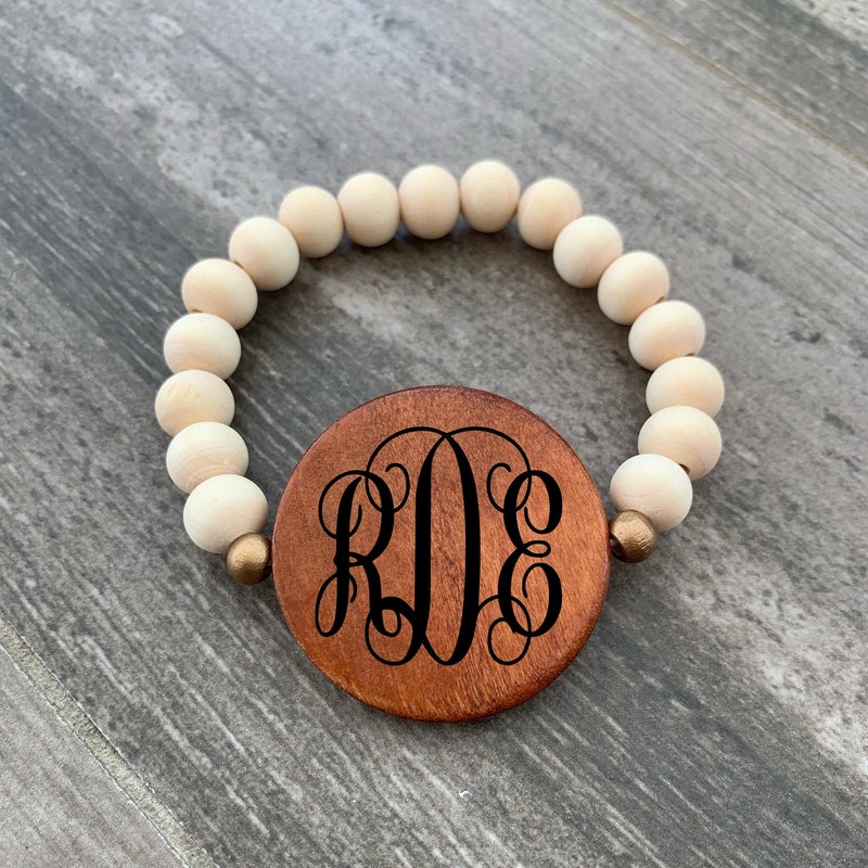 Monogrammed Bracelet - Etsy